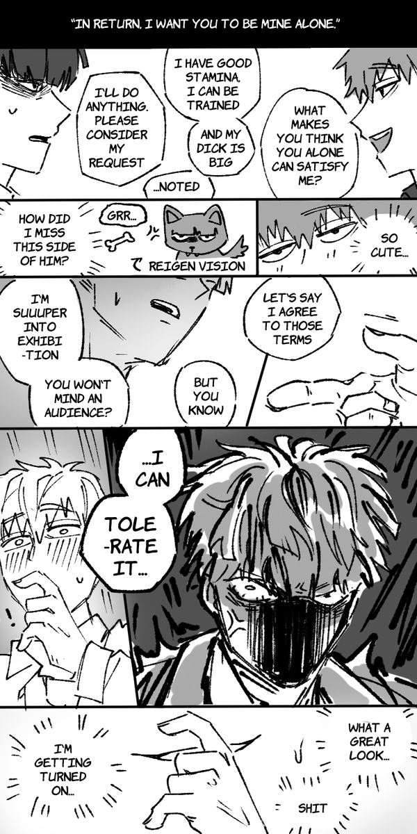 塔克 On Twitter Mobrei Mafia Au Follow Up Comic Of Mobs Proposal