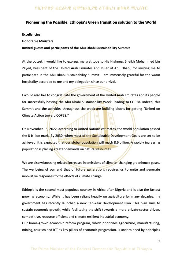 MFA Ethiopia馃嚜馃嚬 on Twitter: MFA Ethiopia馃嚜馃嚬 on Twitter: