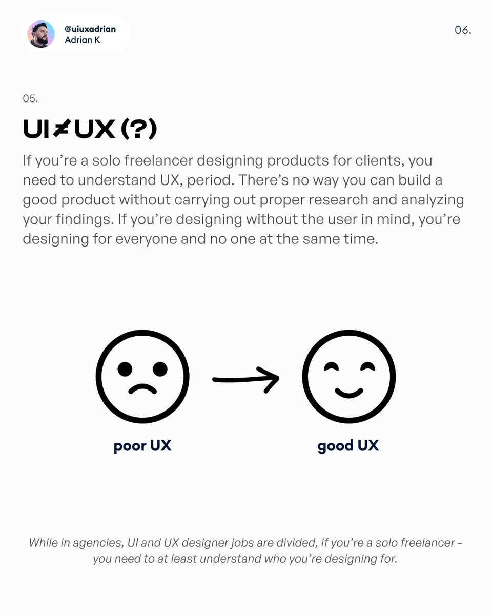 What you don't know about UIX design (visual thread) 👇 - Thread from UI ...
