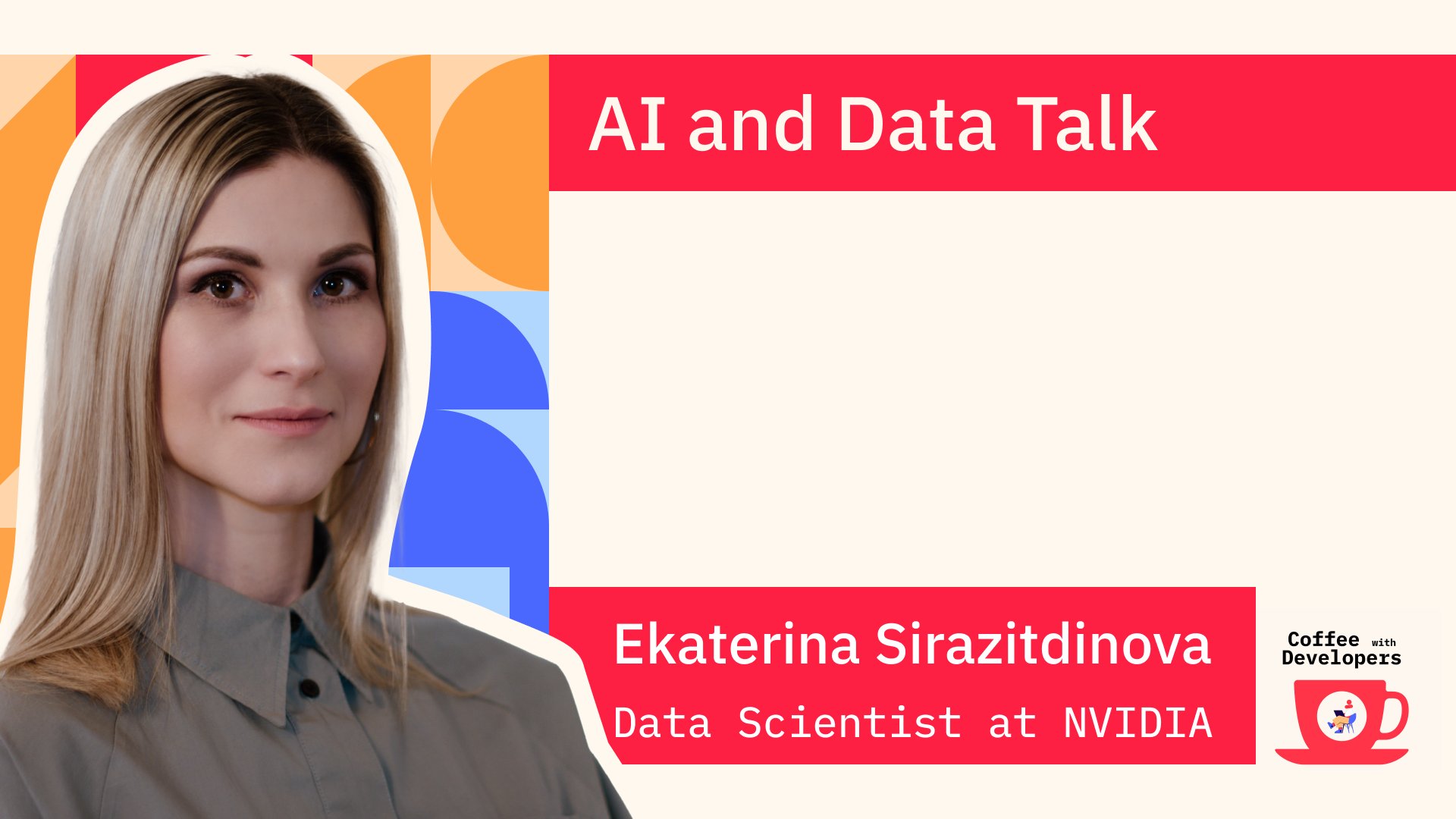 WeAreDevelopers on Twitter: "In this episode of Coffee with Developers, we welcome Ekaterina ...