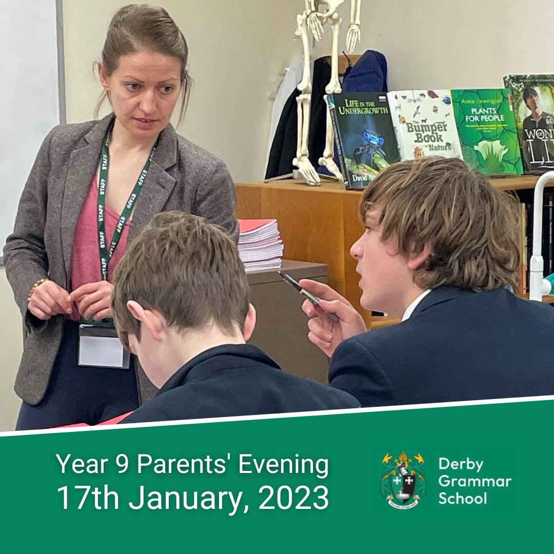 Derby Grammar School on Twitter: "We would like to remind Year 9 pupils and parents, we are ...