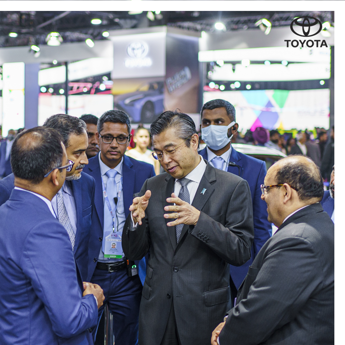 Toyota India on Twitter: "Respected dignitaries visited the Toyota Pavilion. They took a stock ...