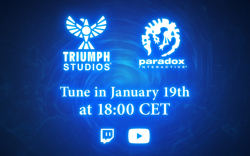 Triumph Studios on Twitter: "Something magical is coming… 🔮 Join the show on January 19th to ...