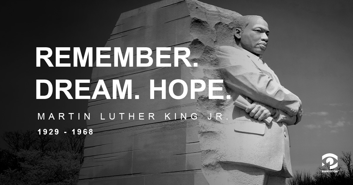Pinkerton on Twitter: "Today, we honor the life and legacy of Martin ...