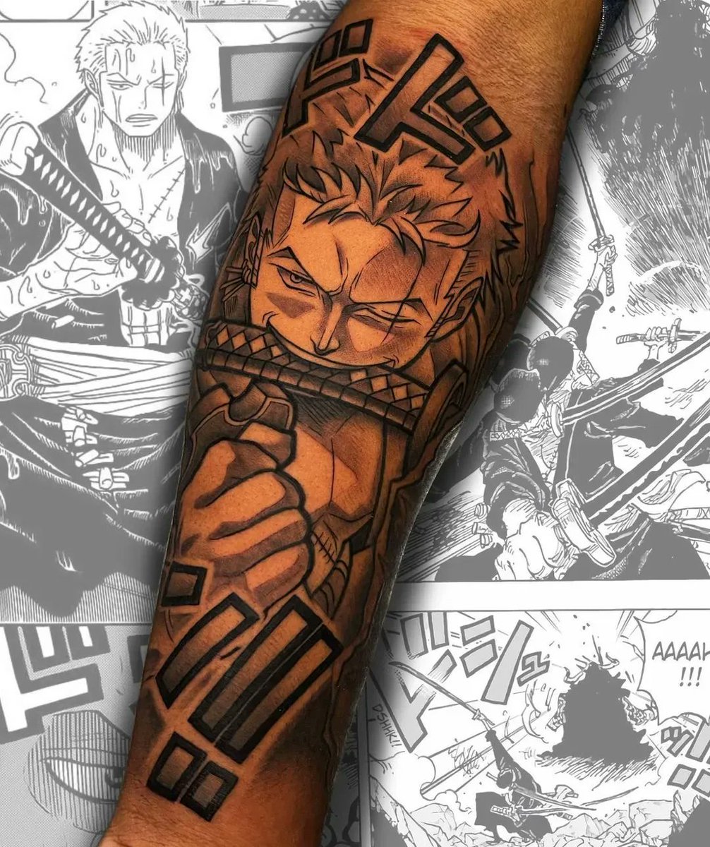 One Piece Tattoo Zoro