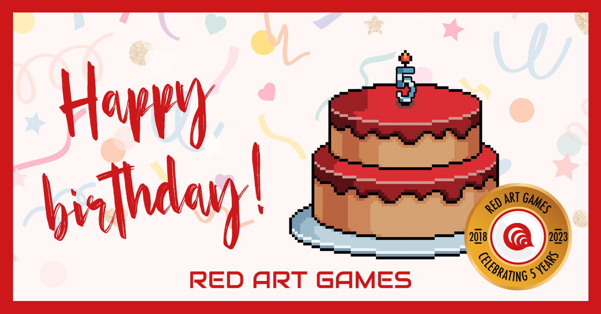 RED ART GAMES on Twitter: "🎉Red Art Games officially turns 5️⃣ today! Time flies when you’re ...