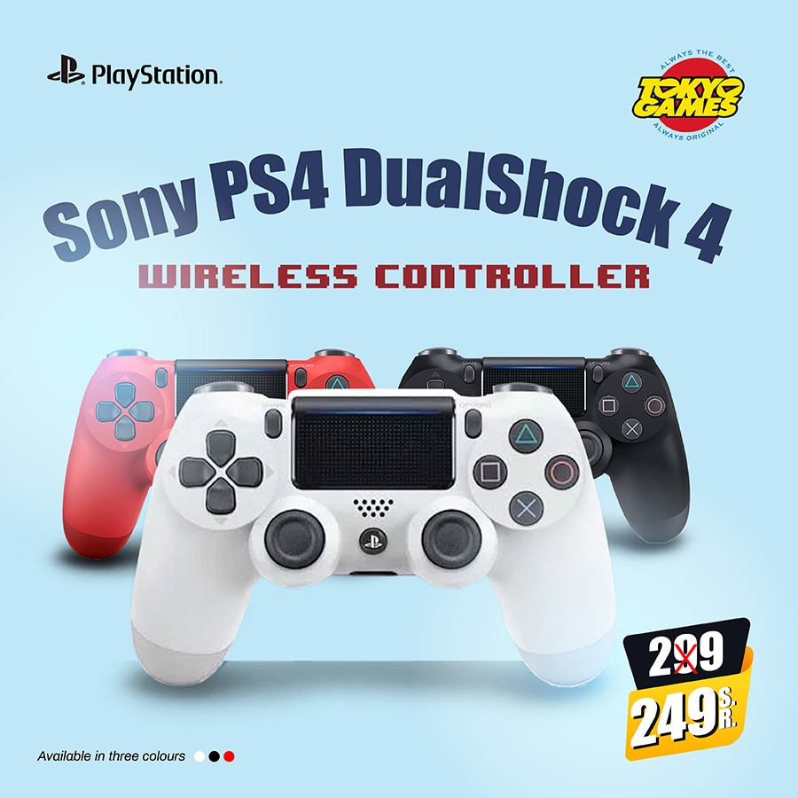 TokyoGames ألعاب طوكيو on Twitter: "RT @tokyogames: Sony PS4 DualShock 4 Wireless Controller ...