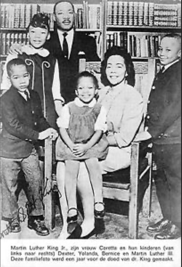 Martin Luther King Jr Family In Color