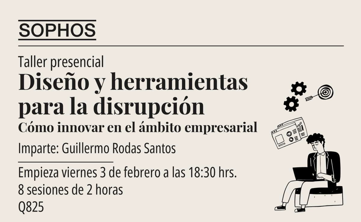 SOPHOS librería on Twitter: "Este taller permitirá desarrollar, en las empresas, la comprensión ...