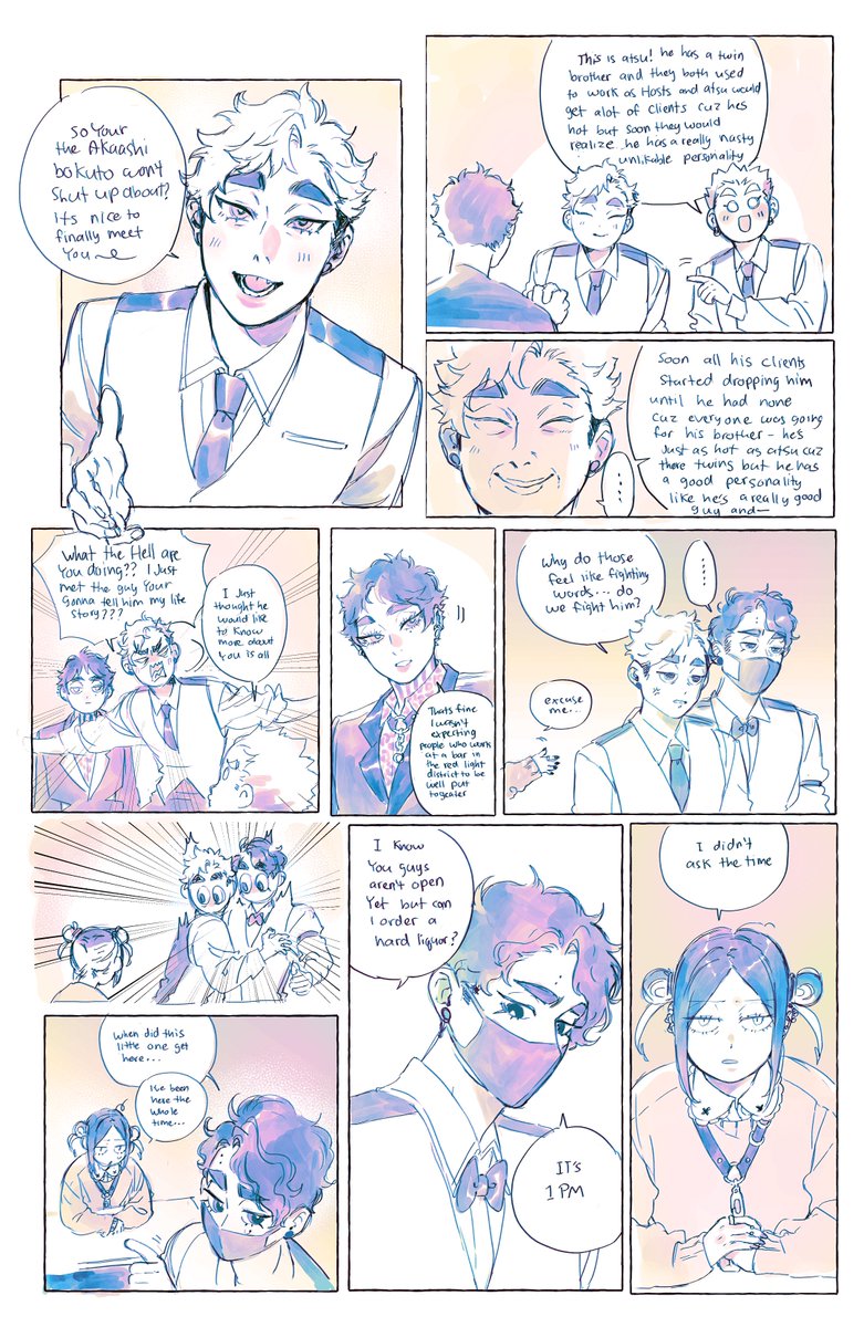 「tattoo au Bokuto's bar~ 」|mookieおおおの漫画