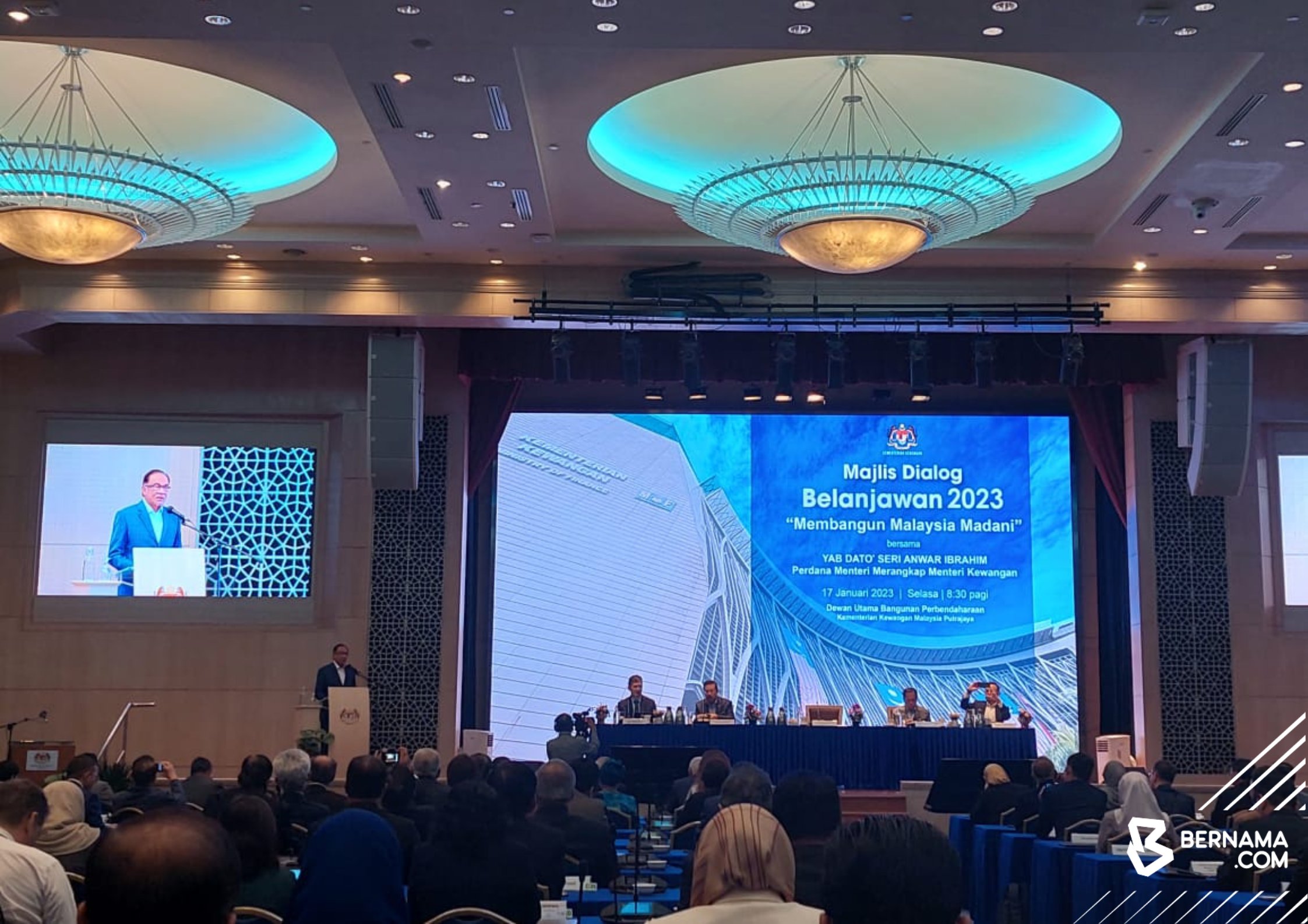 BERNAMA on Twitter: "PM merangkap Menteri Kewangan Datuk Seri @anwaribrahim hari ini hadir ...