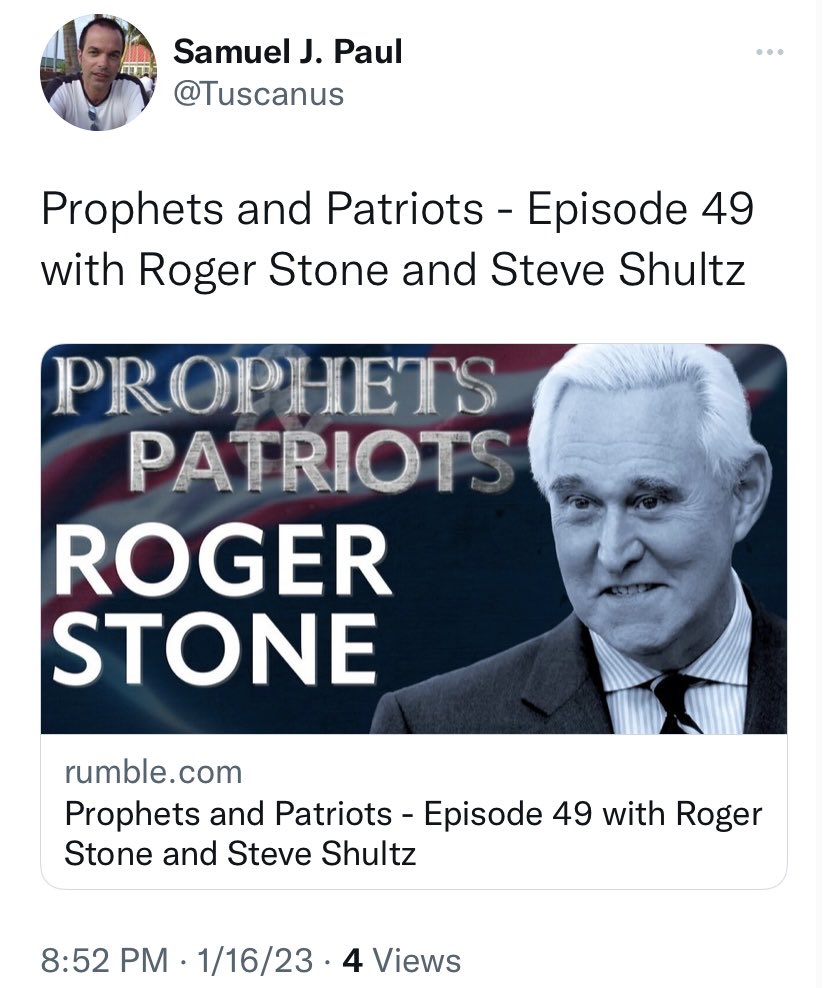 Roger Stone is still pandering to the New Apostolic Reformation (NAR ...