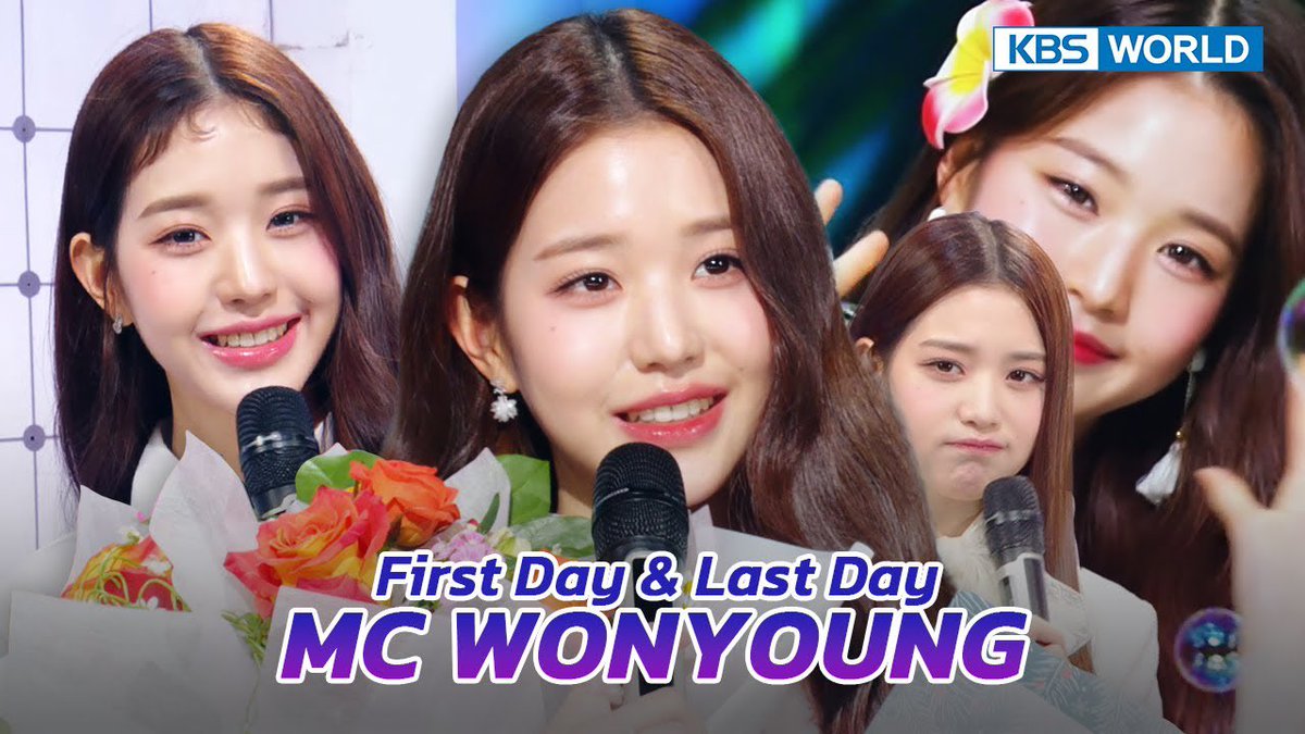 (MC CUT Collection) MC Wonyoung Goodbye special! We'll miss you! 😍 | KBS... https://t.co ...