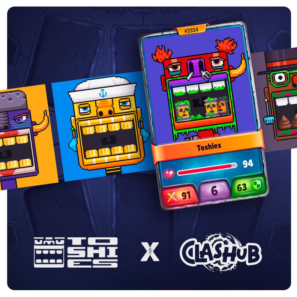 Clashub Beta on Twitter: "Clashub 🤝 Toshies We’ve teamed up with Toshies and we’re giving 3 WL ...