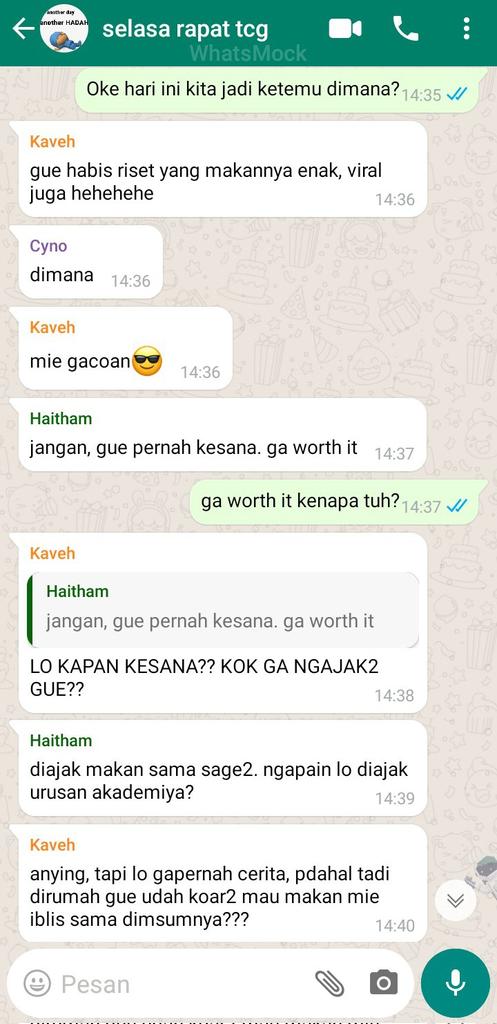 TOPUP MURAH 📌 PAKE CW TW YANG BENAR on Twitter: "one tweet au! semi lokal bxb // kaveh x haitham ...
