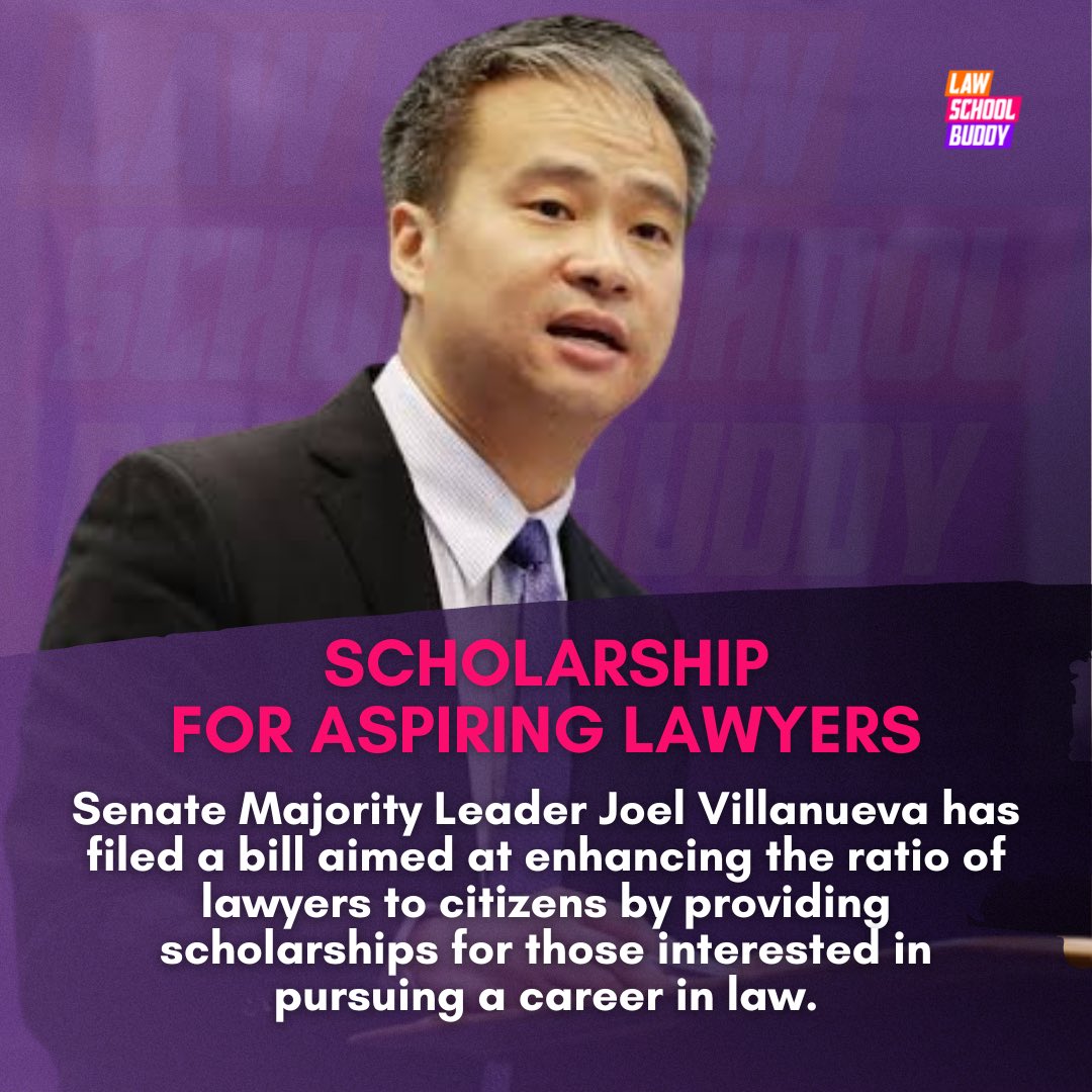 Law School Buddy on Twitter: "LEGAL NEWS | Senate Majority Leader Joel Villanueva wants free ...