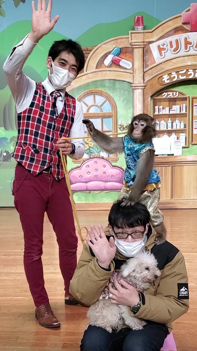 めがめがメガネ On Twitter 記念写真📷 ️からの、バク転宙返りっ!!! からの、メガネずらし😅 今日はルーちゃんか