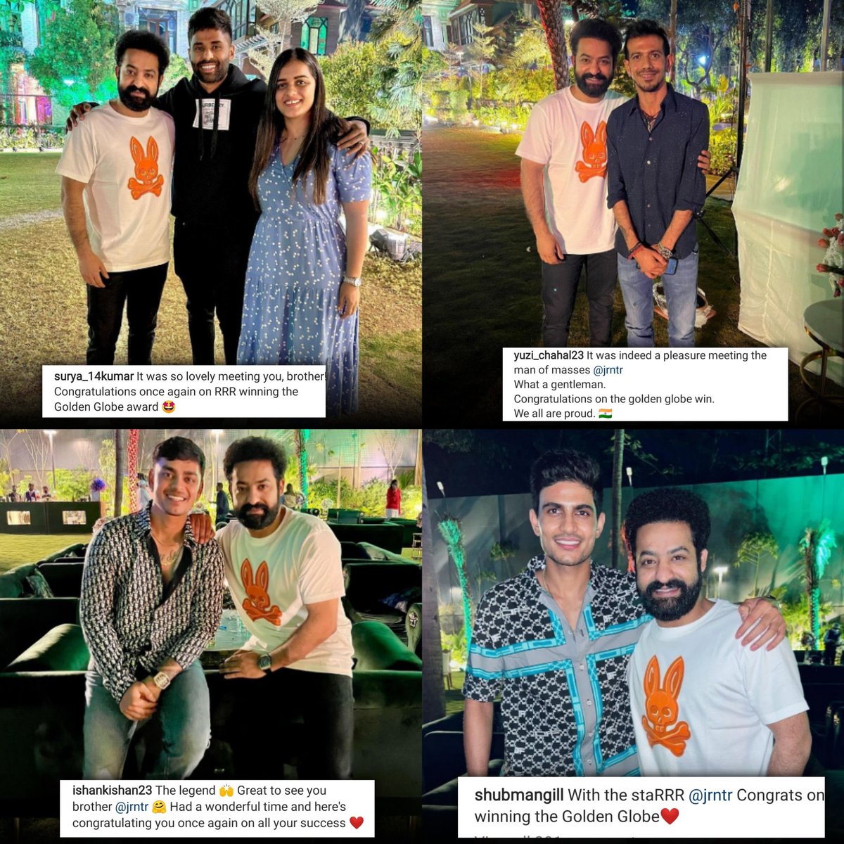 𝐋 𝐎 𝐊 𝐈 ™ on Twitter: "RT @DayaForNTR: Chahal : Pleasure Meeting The Man Of Masses Ishan Kishan ...