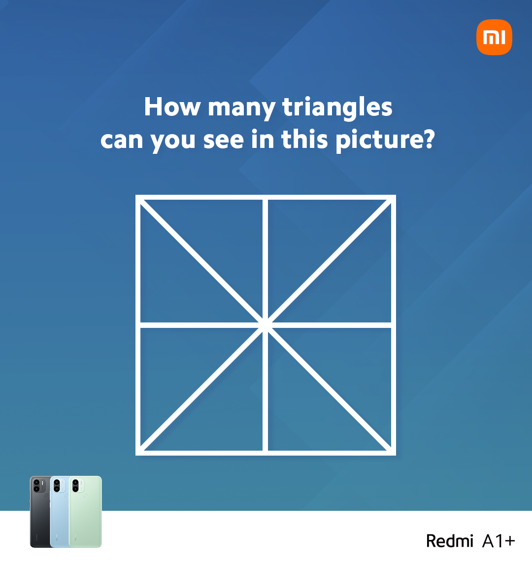 Xiaomi Nigeria On Twitter How Many Triangles Can You See In This xiaomi-nigeria-on-twitter-how-many-triangles-can-you-see-in-this