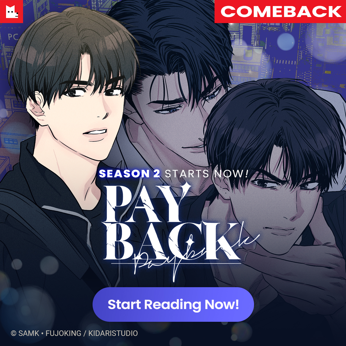 LEZHIN COMICS on Twitter: "My opportunity for revenge shall continue on...! 🔞Read 𝙋𝙖𝙮𝙗𝙖𝙘𝙠 ️http ...