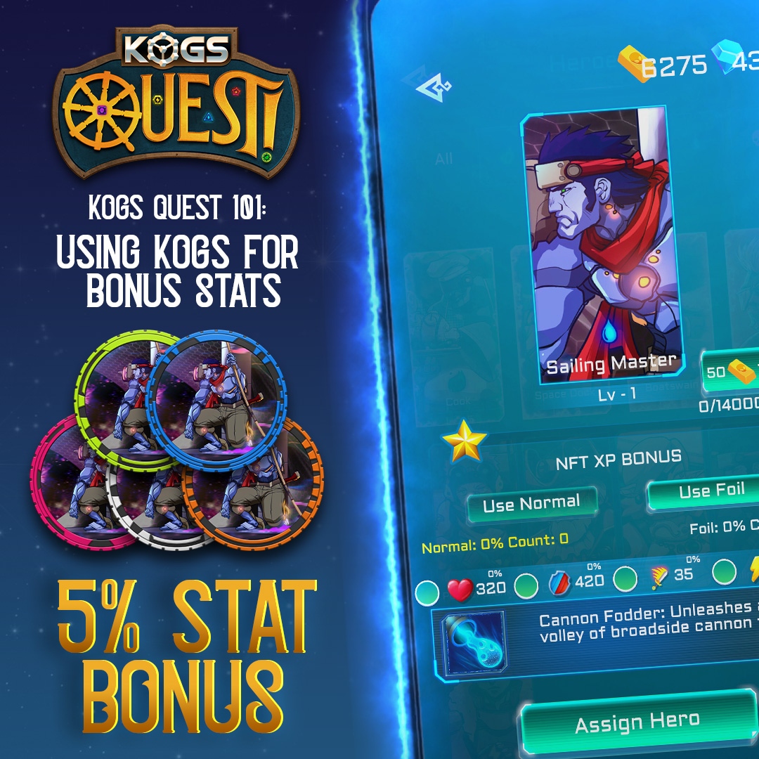 KOGs on Twitter: "KOGs Quest 101: Here's a pro tip for bonus rewards in the game: When you hold ...