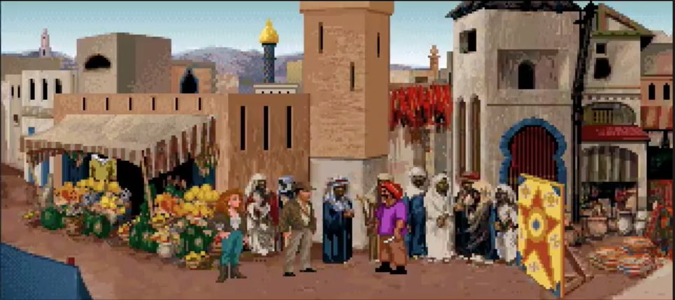Aladdin Marketplace Backdrop