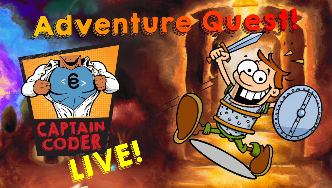 Captain Coder on Twitter: "Adventure Quest: Day 16. Today, we are implementing a turn based ...