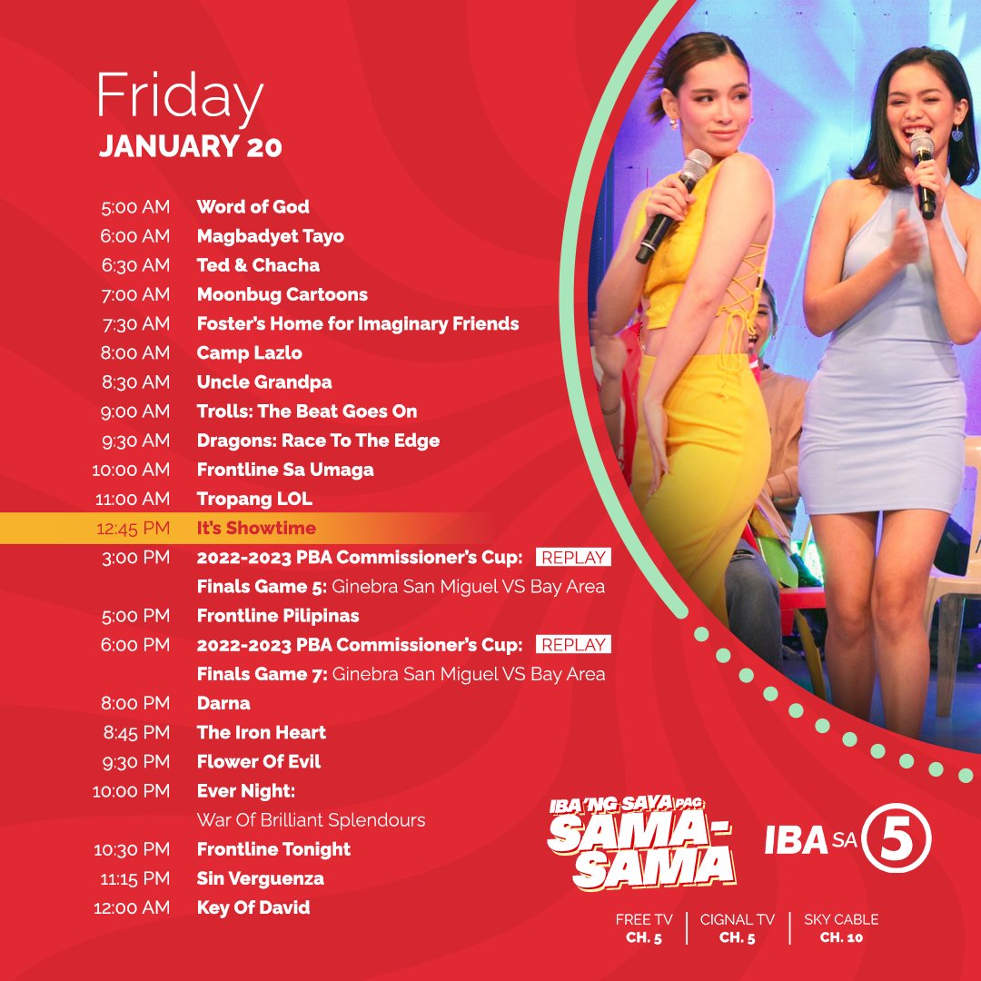 TV5 on Twitter: "Kumpletos-rekados na kasiyahan, kulitan, kantahan, sayawan, at samahan, pati na ...