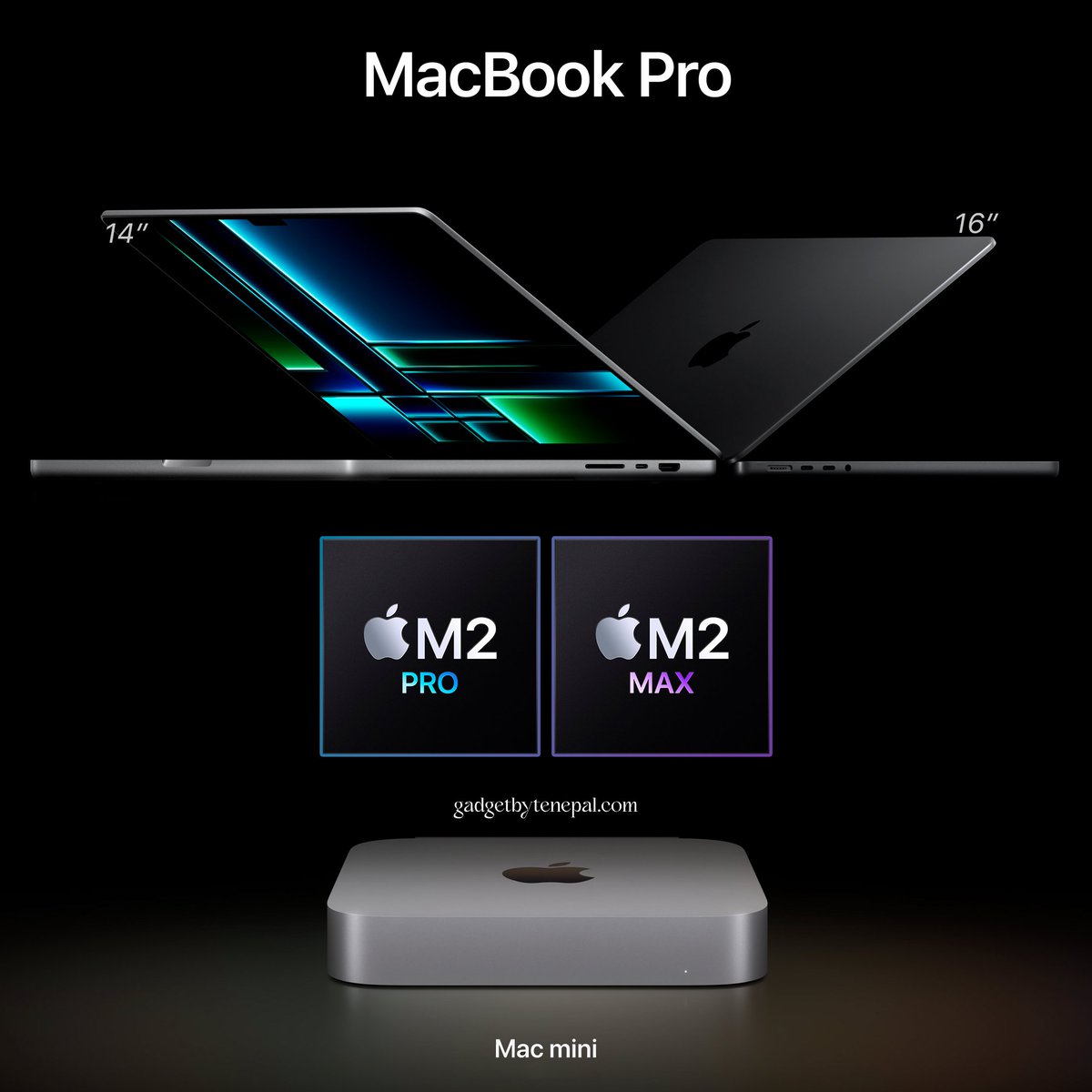 Gadgetbyte on Twitter: "Apple has announced a couple of MacBook Pros and a Mac mini with the new ...