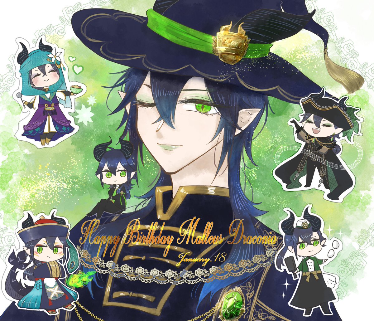 pinzu (@ogkbpnz_twst) さんのイラスト・マンガ作品まとめ (10 件) - Twoucan