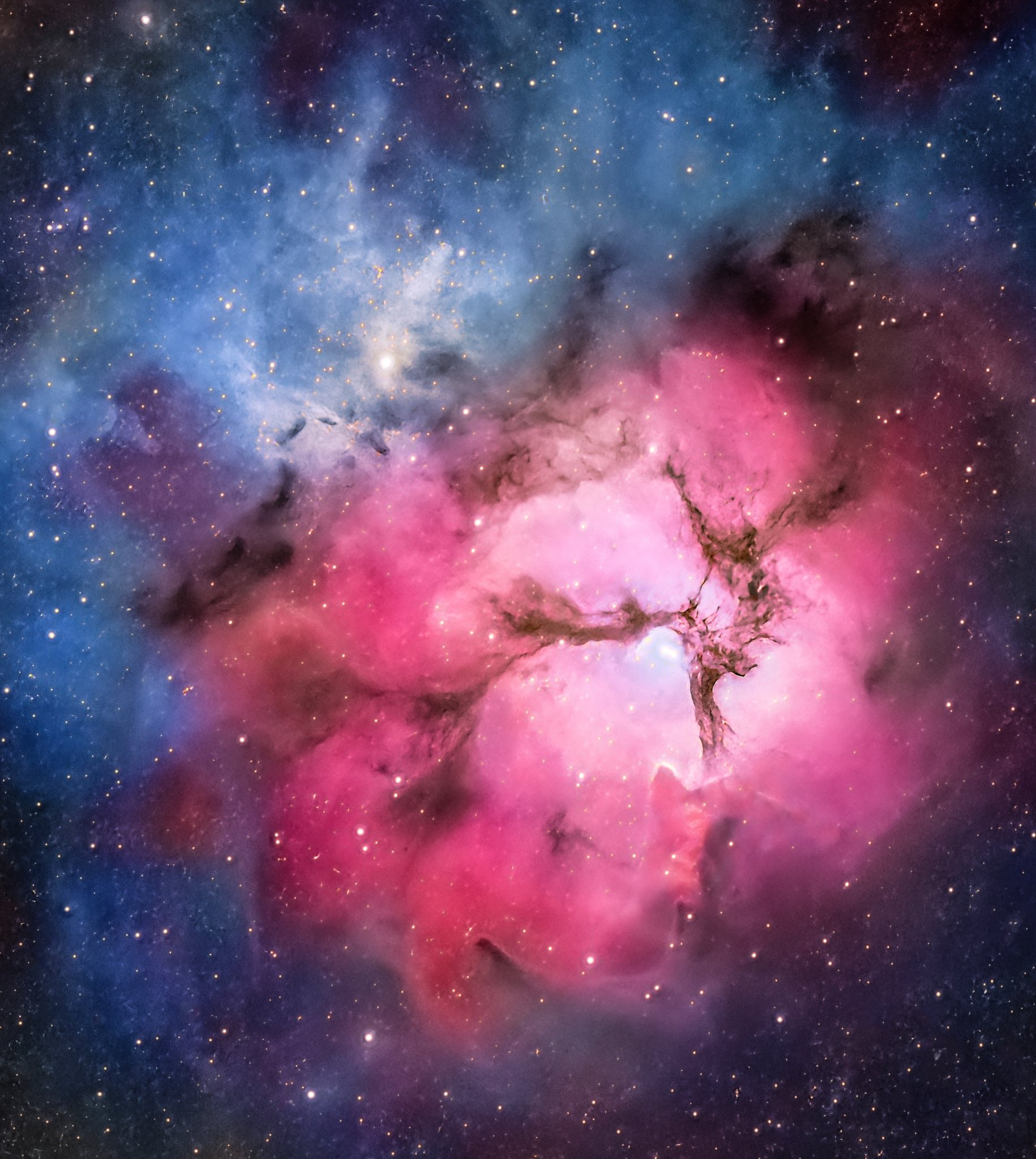 Trifid Nebula Hubble