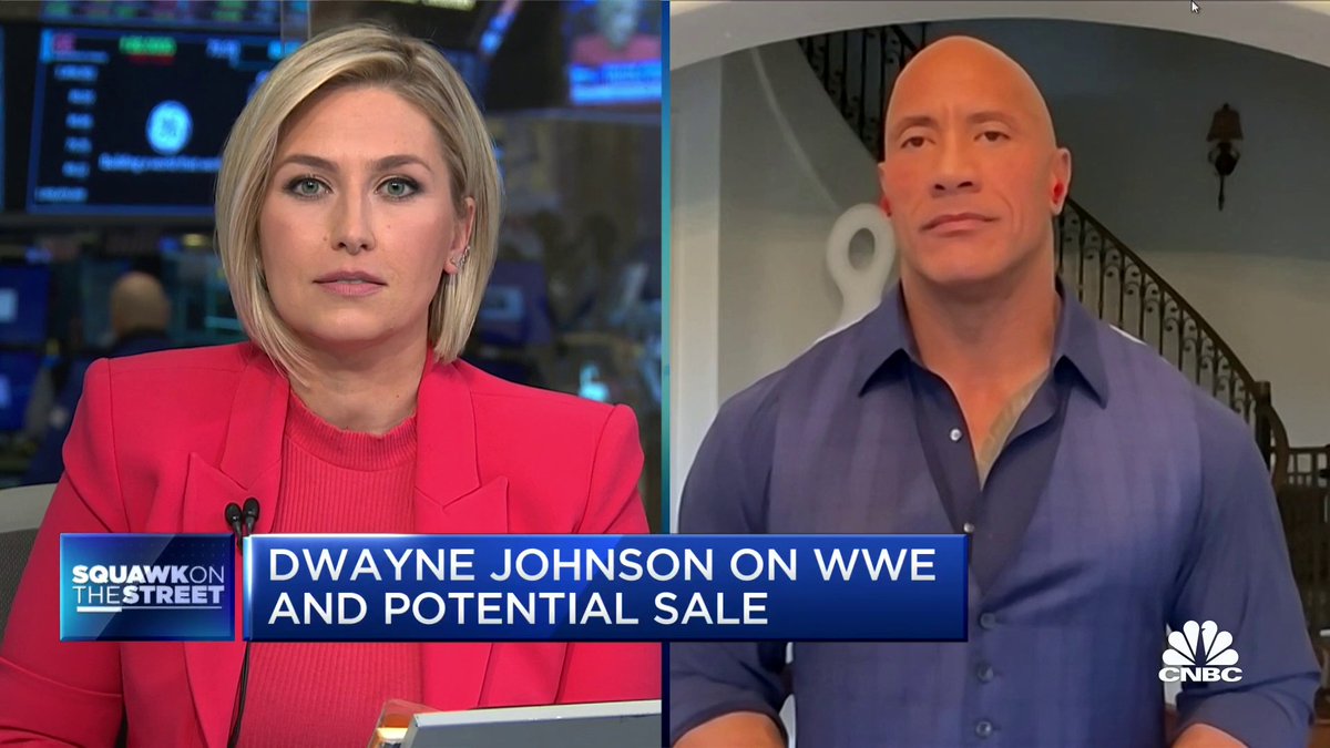 CNBC on Twitter: "What’s next for WWE? @TheRock weighs in: “It’s an exciting brand.” https://cnb ...