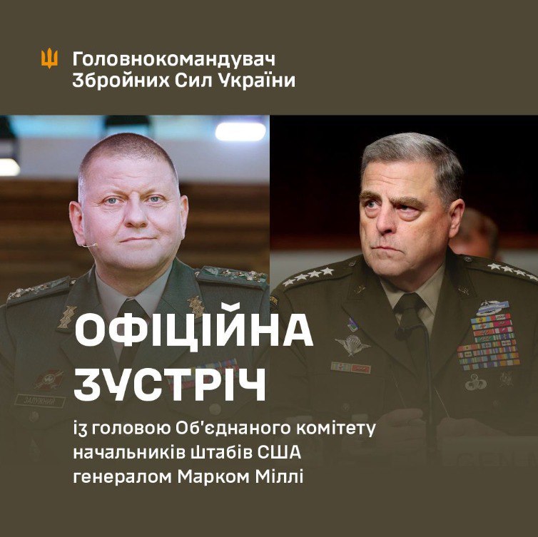NEXTA on Twitter: "The first personal meeting between Valerii Zaluzhnyi, commander-in-chief of ...