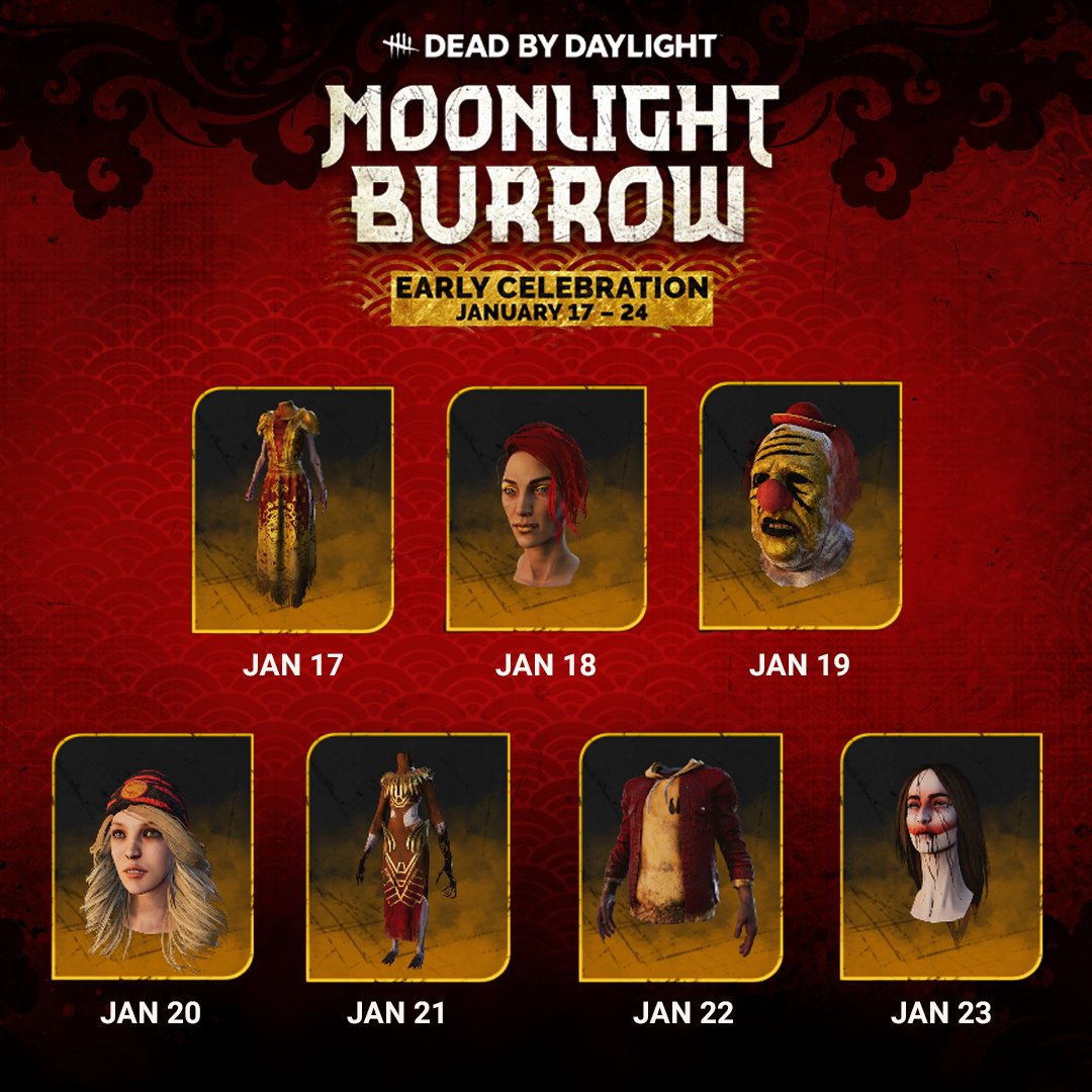Dead By Daylight On Twitter Log In Every Day This Week To Unlock