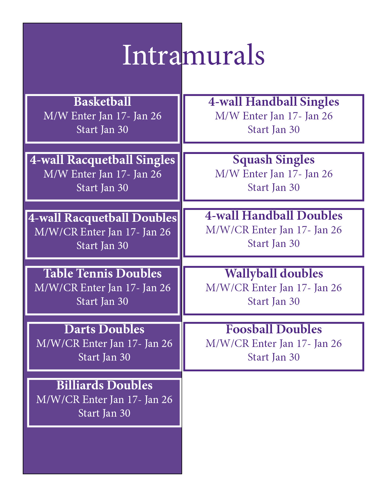 K-State Rec Services on Twitter: "Intramural registration is open #NOW! Grab your friends and ...