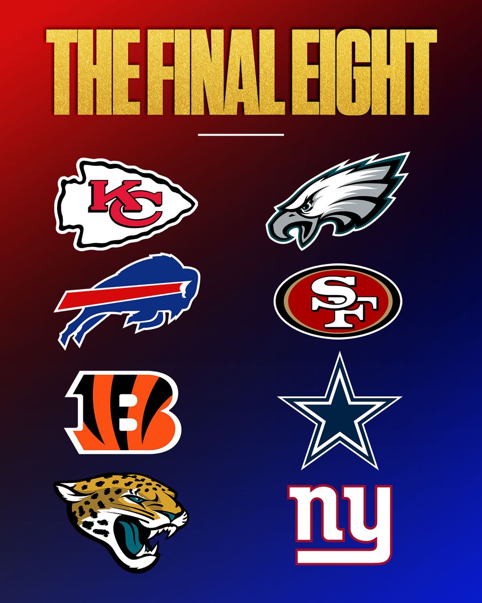 Sunday Night Football on NBC on Twitter: "Of the final eight teams, which two do you want to see ...