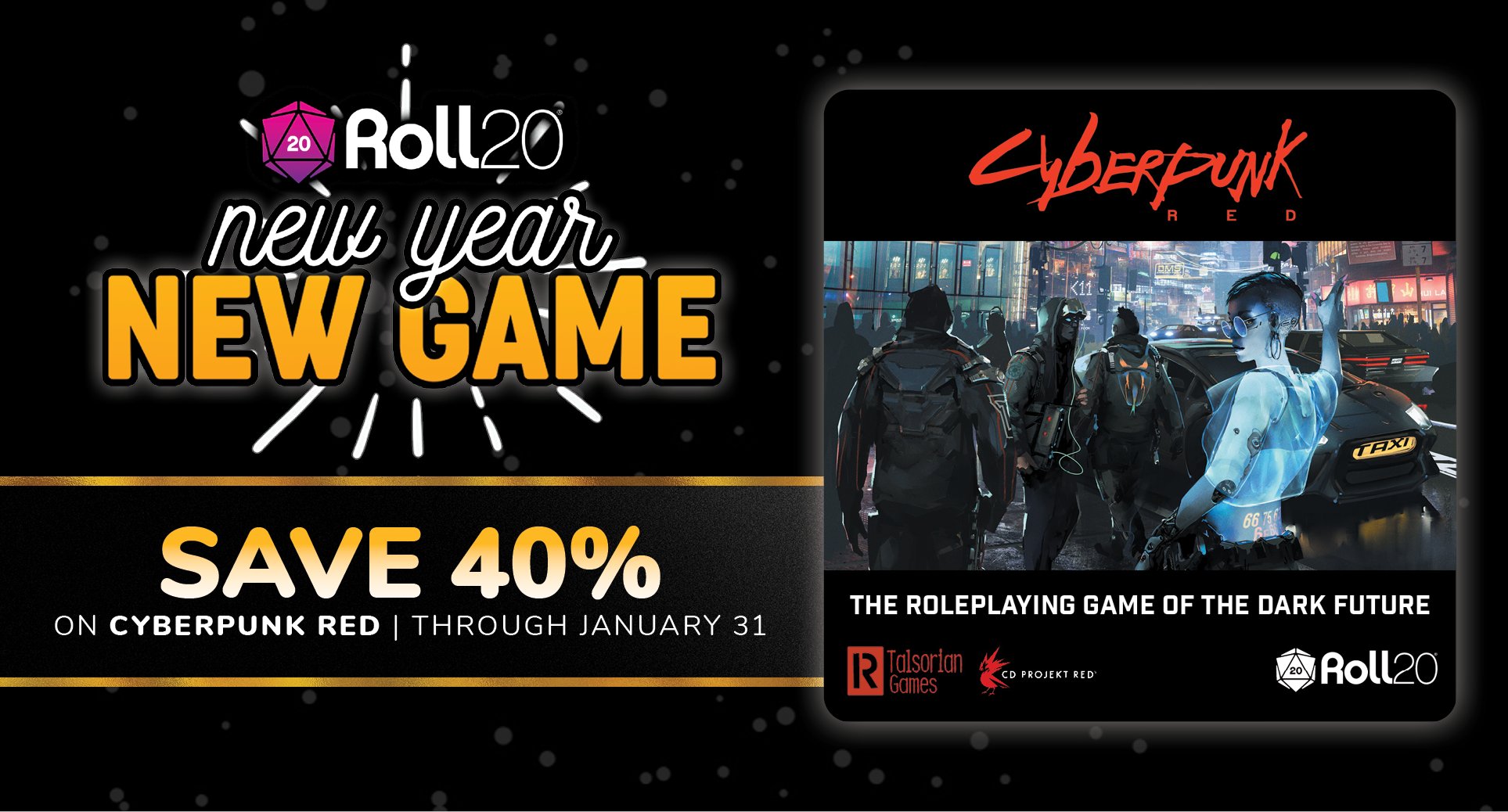 Roll20 on Twitter: "🎉2023 New Year New Game Sale still going Strong 💪🏼 🚨 Cyberpunk RED from ...