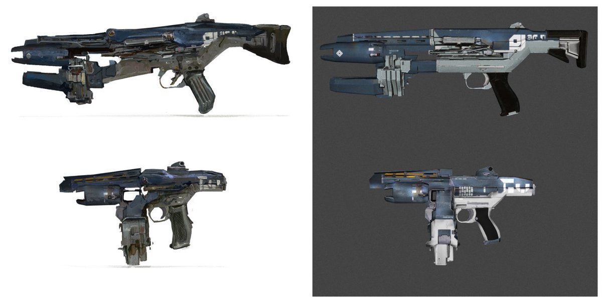 「My redesigns of the pulse carbine and pu」|🍁 WhaleOil2 🍁のイラスト