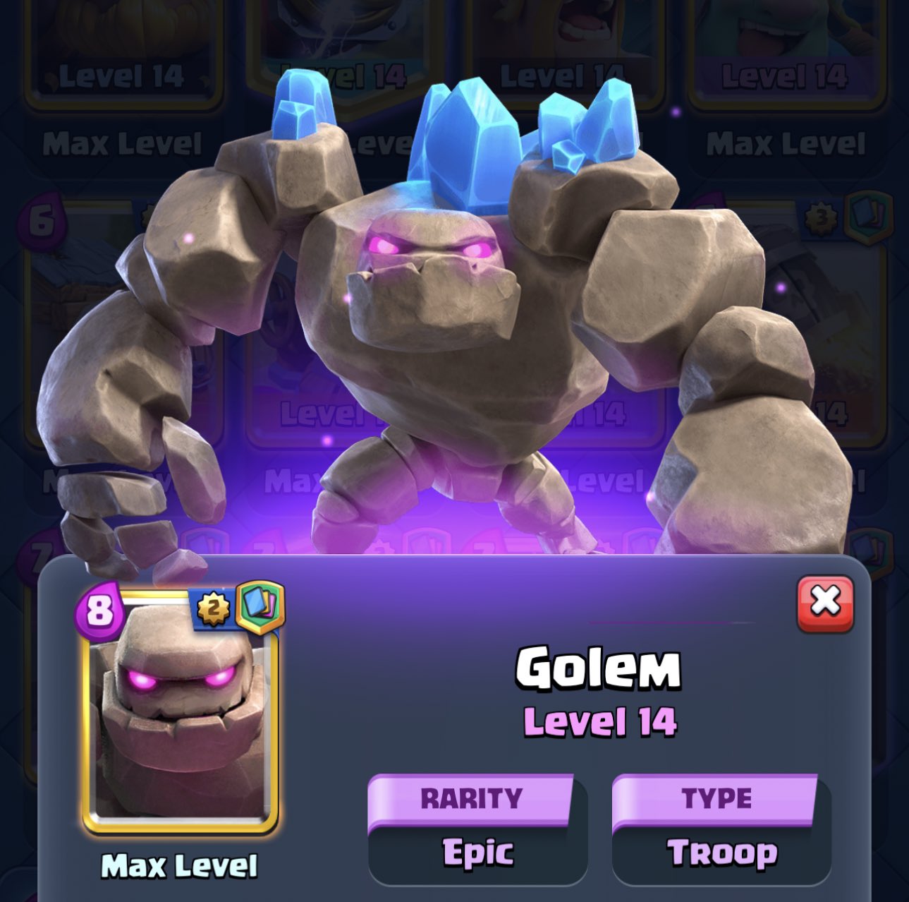 Clash Of Clans Golem Level 1