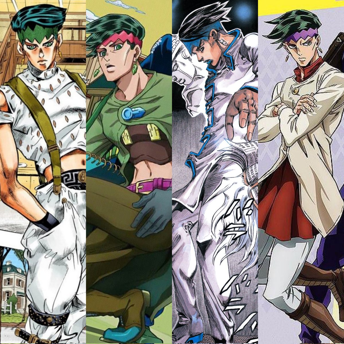 daily rohan kishibe on Twitter: "This are currently the top 4 favorite Rohan outfits according ...