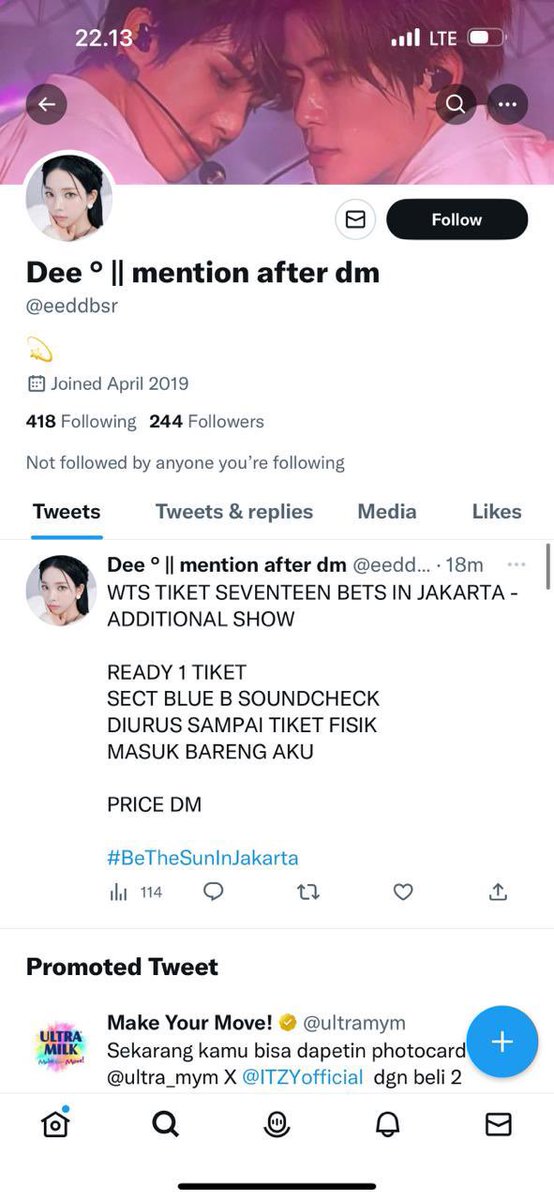 sweeteness on Twitter: "Berikut akun twitter yg ia gunakan untuk menipu korbannya. Untuk ...