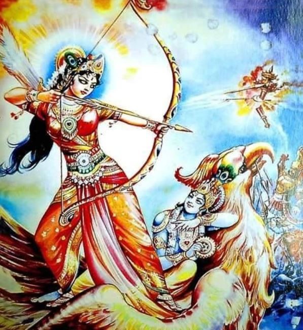 ⚜️Story of Devi Satyabhama- The Warrior Princess who was married to Sri ...