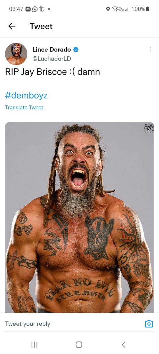 Pro Wrestling Central on Twitter: "R.I.P Jay Briscoe 25 January 1984-17 January 2023"