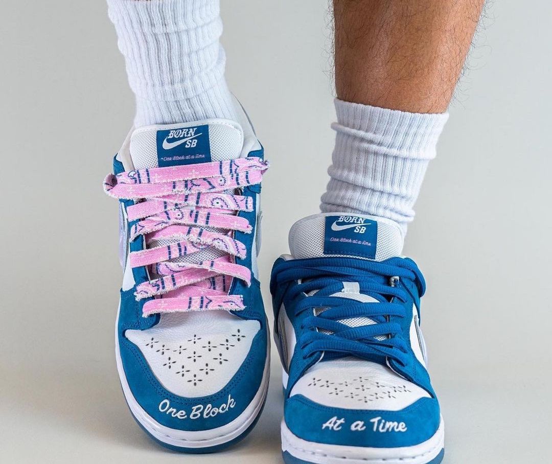 JustFreshKicks on Twitter: "On Foot Look at the Born & Raised x Nike SB Dunk Low 🌀🫧 http://bit ...