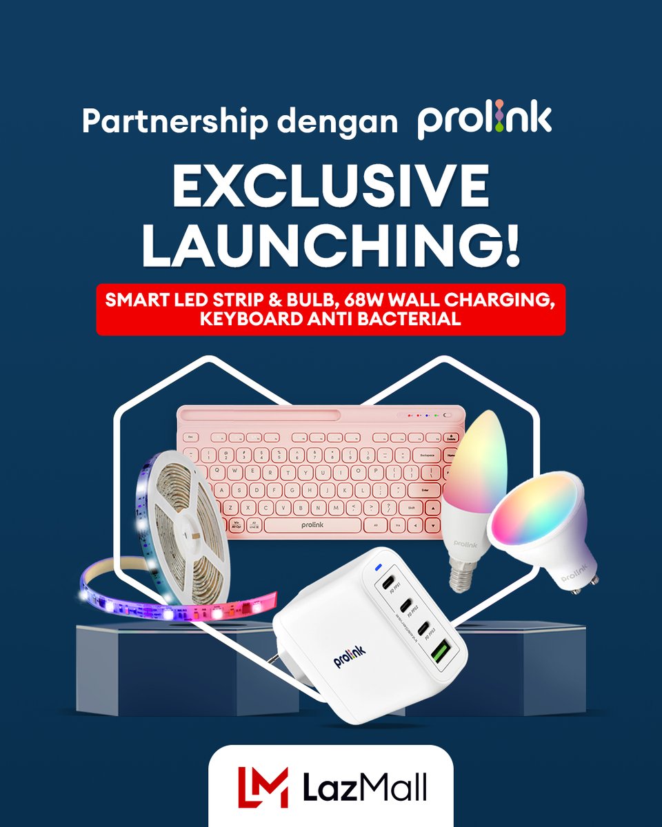 Lazada on Twitter: "Pelengkap hatiku itu kamu, pelengkap gadgetku itu aksesoris dari Prolink ...