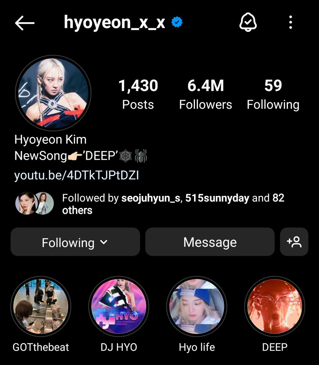 HYU 🕷 DEEP on Twitter: "Hyoyeon adding new instagram highlight 'GOTthebeat' to her instagram ...