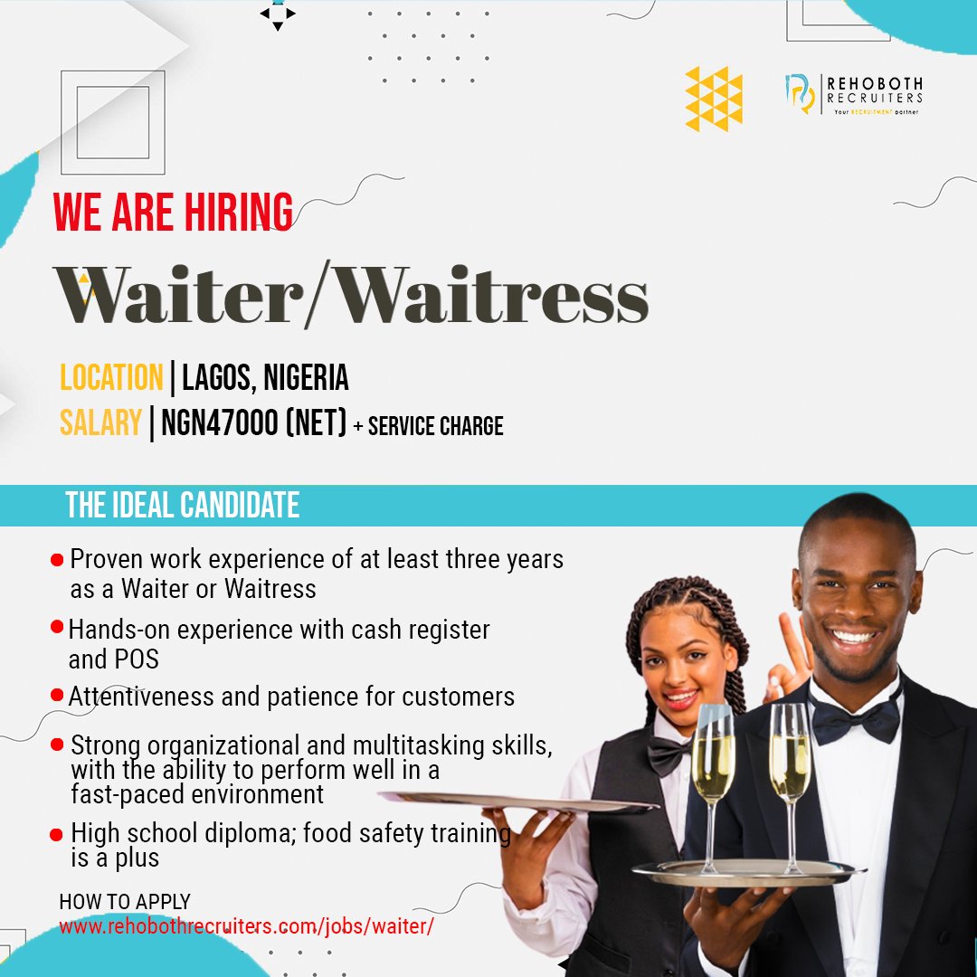 Waiter Delivering Food