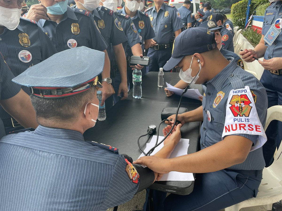 NOW: Members of Metro Manila police with ranks of major to lieutenant ...