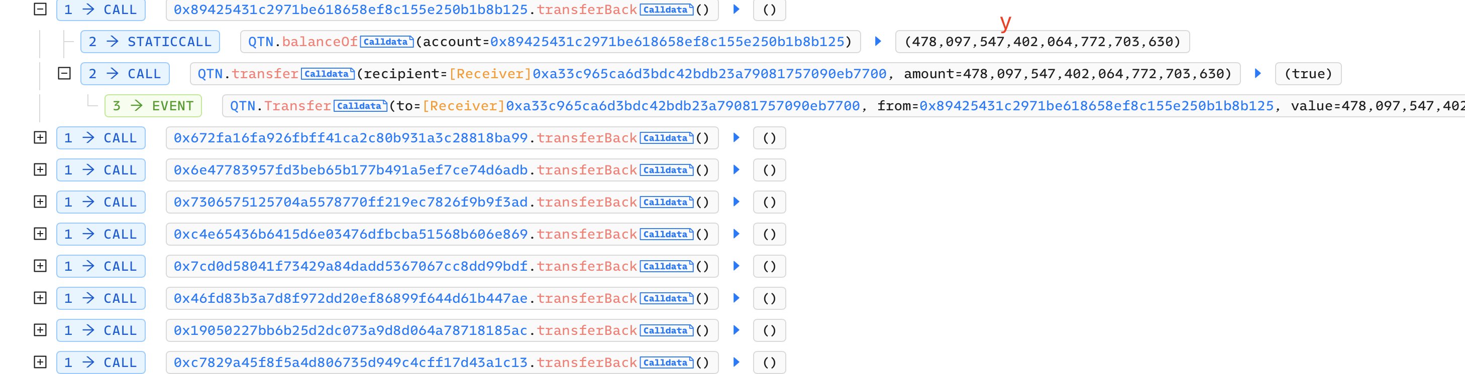 BlockSec on Twitter: "1/ QTN token has an inflation mechanism: all QTN holders' balanceOf will ...