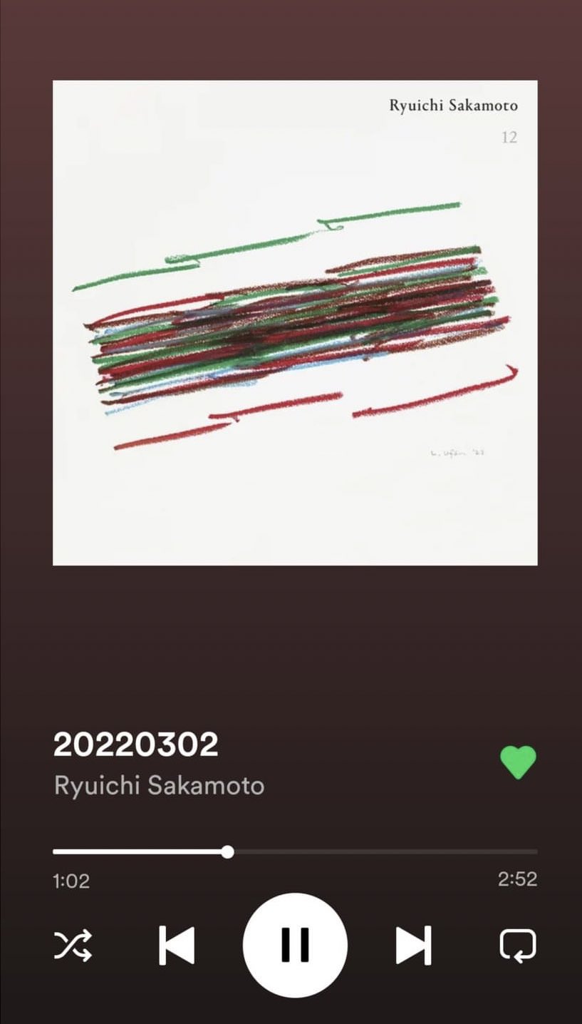 Kim Namjoon Source on Twitter: "230118 Namjoon via instagram story listening to “20220302” by ...